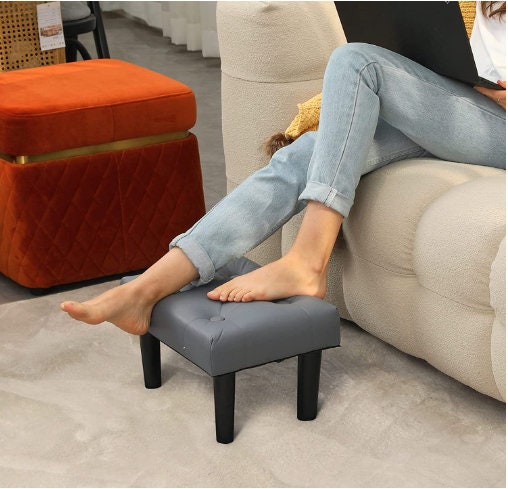Small Foot Stools Soft Footrest Stool Footstool With Legs - Etsy