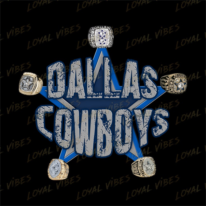 Dallas Football Superbowl Championship Rings - PNG JPEG - Etsy