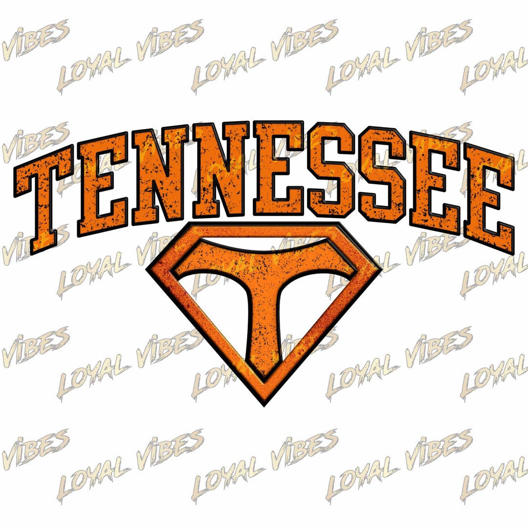 Super - Power T Tennessee Vols Custom Design PNG JPG - Etsy