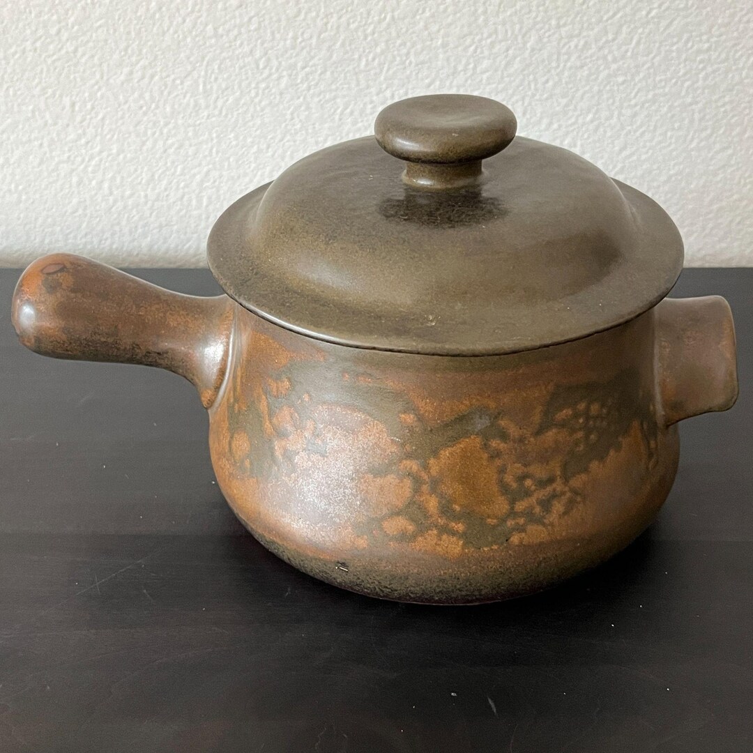 1960s Vintage SDW Stoneware Cooking Pot // Stoneware Designs West ...