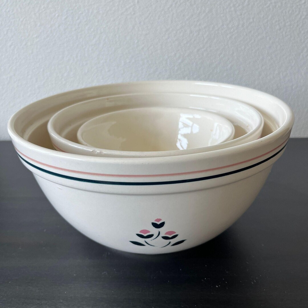 Treasure Craft Nesting Mixing Bowls // Set of 3 // Pottery Craft ...
