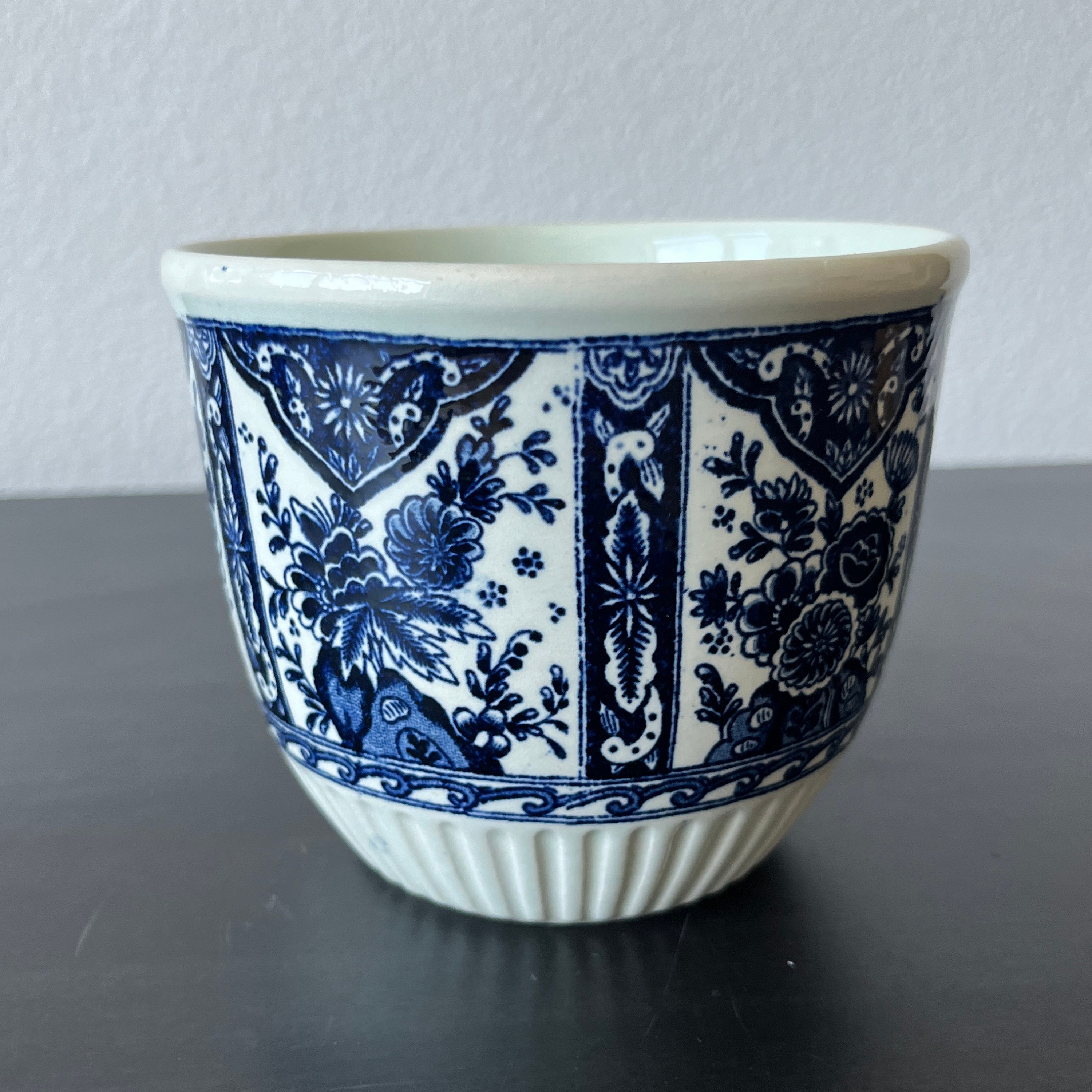 Boch Delfts Flow Blue Cachepot // Made in Belgium // 4 Size M12 - Etsy