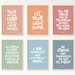 Kids Bible Verse Poster Bundle 1, Scripture Boho Wall Art, Church ...
