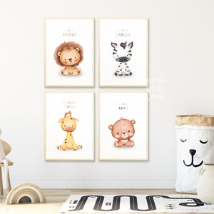 Cute Baby Animals Part 1 Printable Wall Art, Neutral Nursery Prints ...