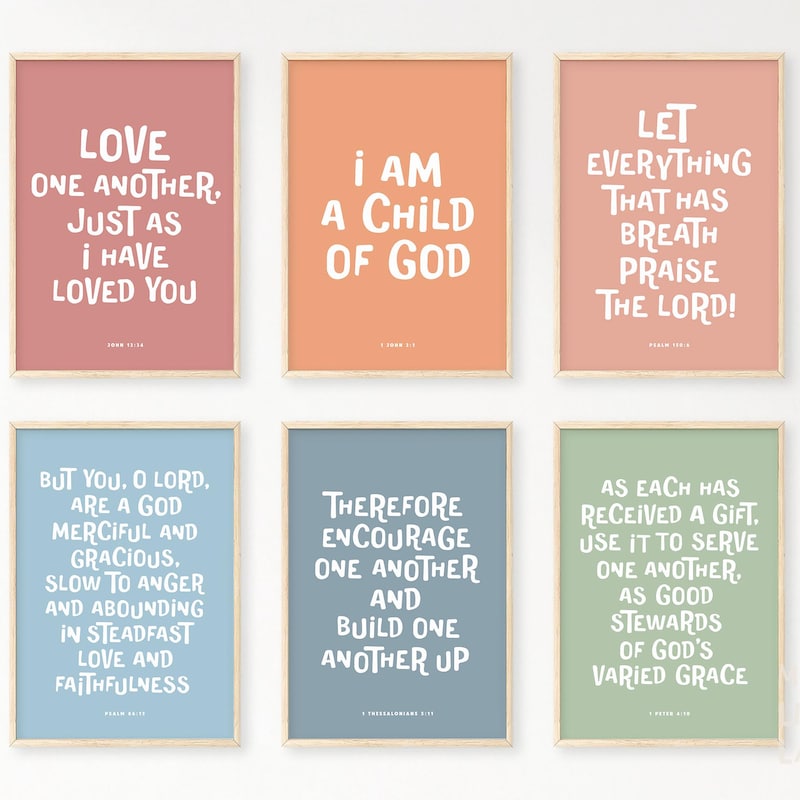 Bible Verse Poster - Etsy