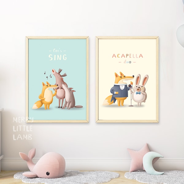 Acapella Animal Art - Etsy