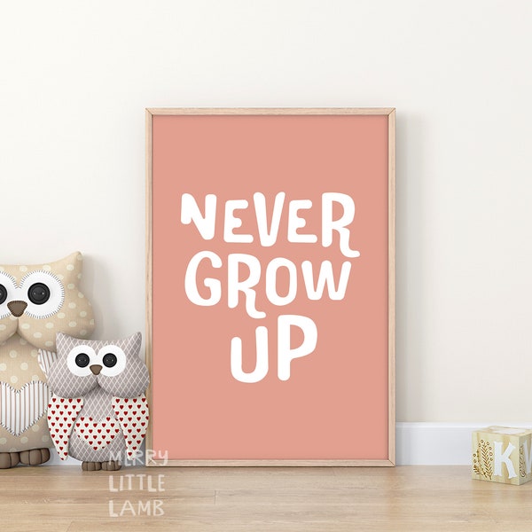 Never Grow Up - Etsy