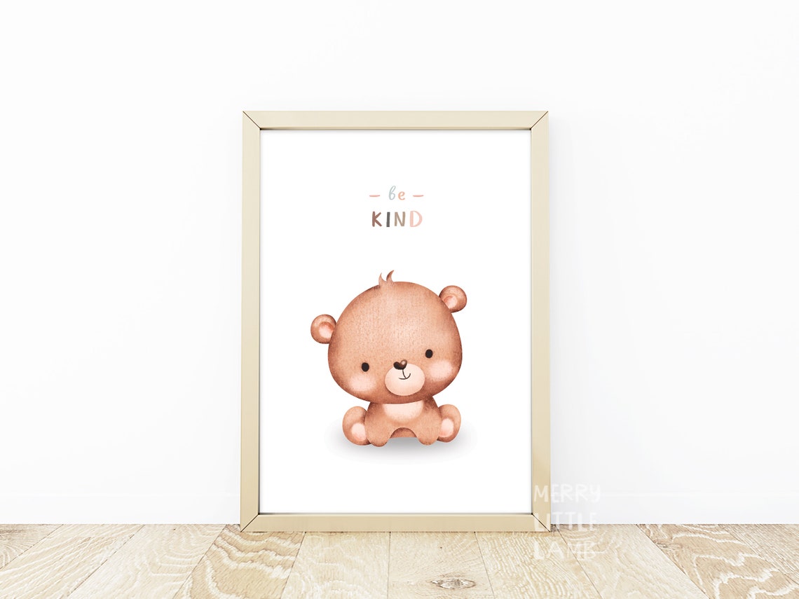 Cute Baby Animals Part 1 Printable Wall Art, Neutral Nursery Prints ...