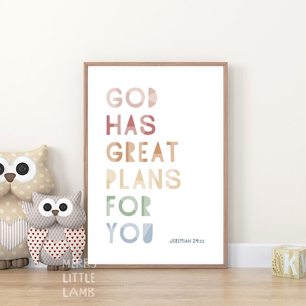 Jeremiah 29 11 Print - Etsy