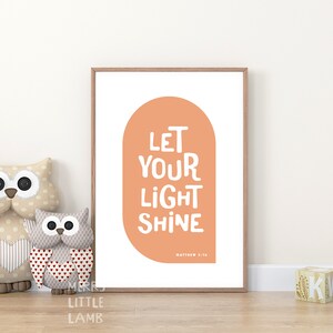 Kids Bible Verse Poster Bundle 6, Scripture Boho Wall Art, Church ...
