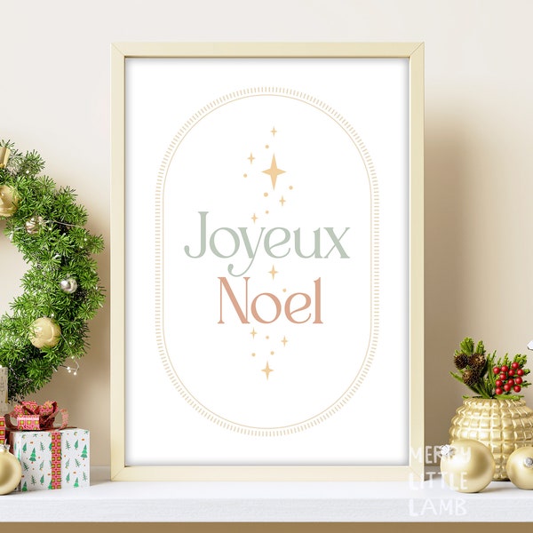 Joyeux Noel Sign - Etsy