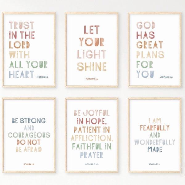 Bible Verse Poster - Etsy