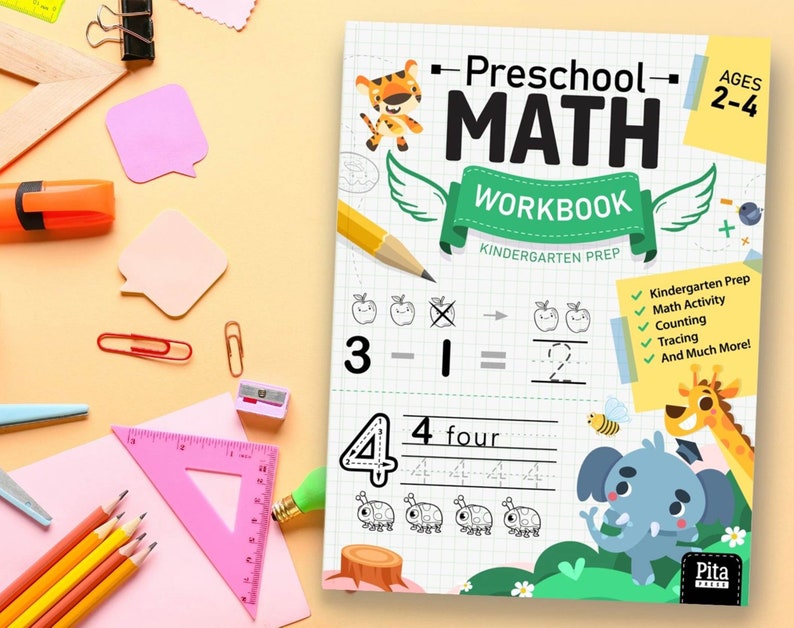 PDF: Preschool Math Workbook Kindergarten Prep / 109 Pages ...