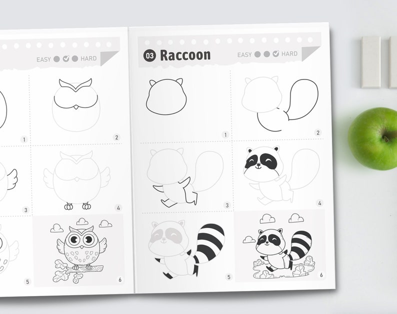 PDF: How to Draw 100 Animals for Kids / 106 Pages / Ages 5 9 all Ages ...