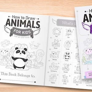 PDF: How to Draw 100 Animals for Kids / 106 Pages / Ages 5 9 all Ages ...