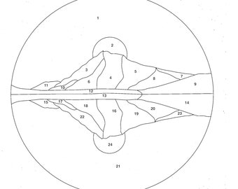 Fallout Pip Boy Stained Glass Suncatcher Pattern - Etsy