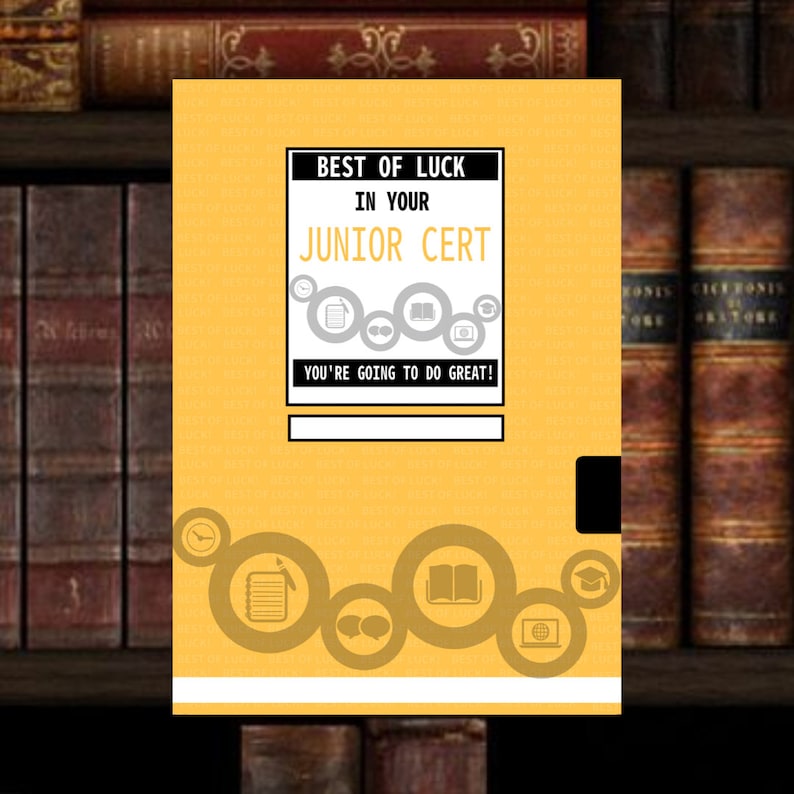 Junior Cert Exam Good Luck Card - Etsy