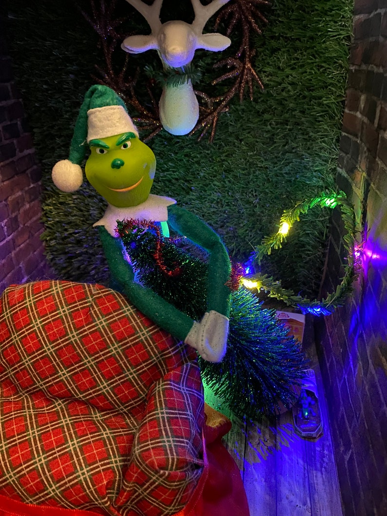 Elf Green Monster Doll 12 Inch Christmas Doll| Mean One Green Elf Doll ...