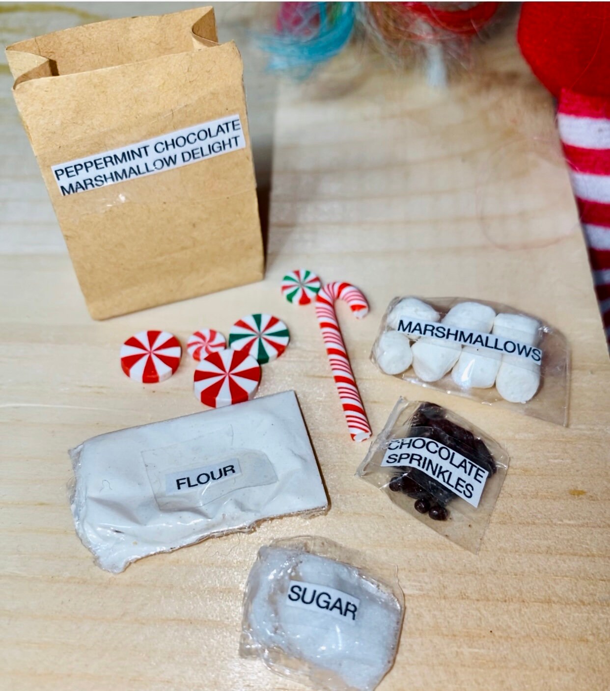 Elf Meal Prep Kit Elf Food Miniature Meal Delivery Box - Etsy