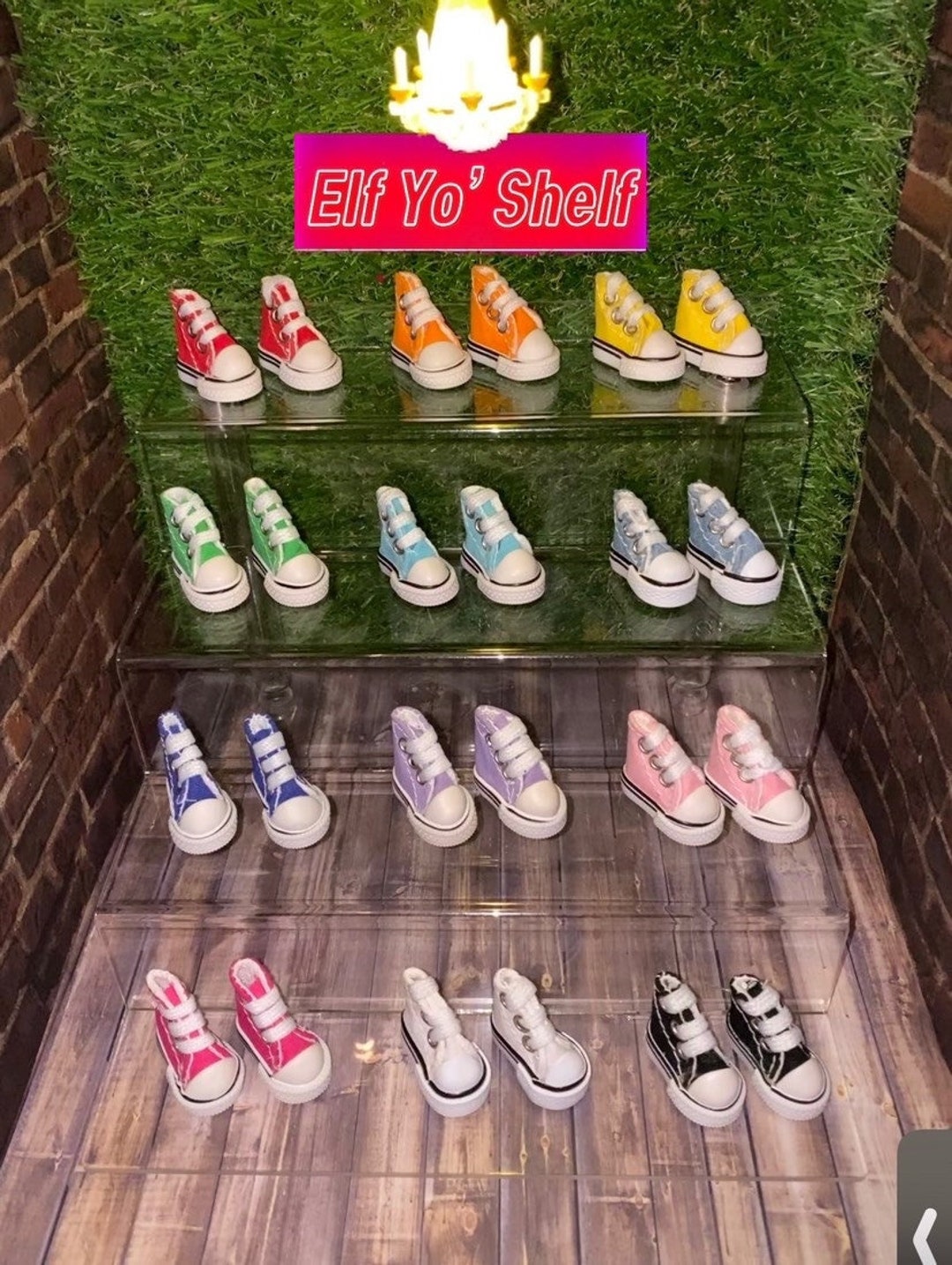 Elf Miniature Sneakers| Elf Classic Canvas Sneakers| 12 Inch Doll Shoes ...