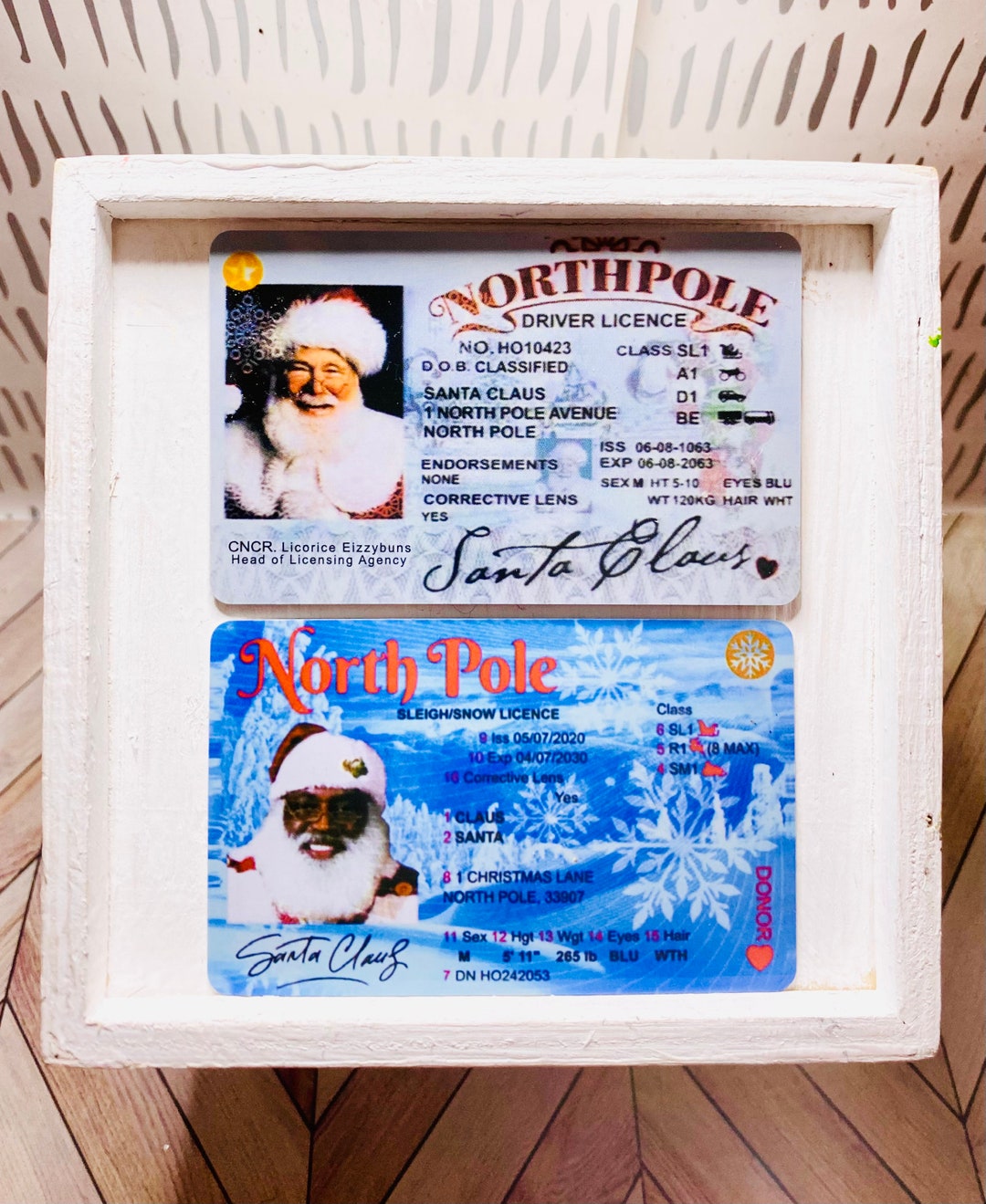Santa Evidence | Proof of Santa| Santa Driver’s License - Etsy