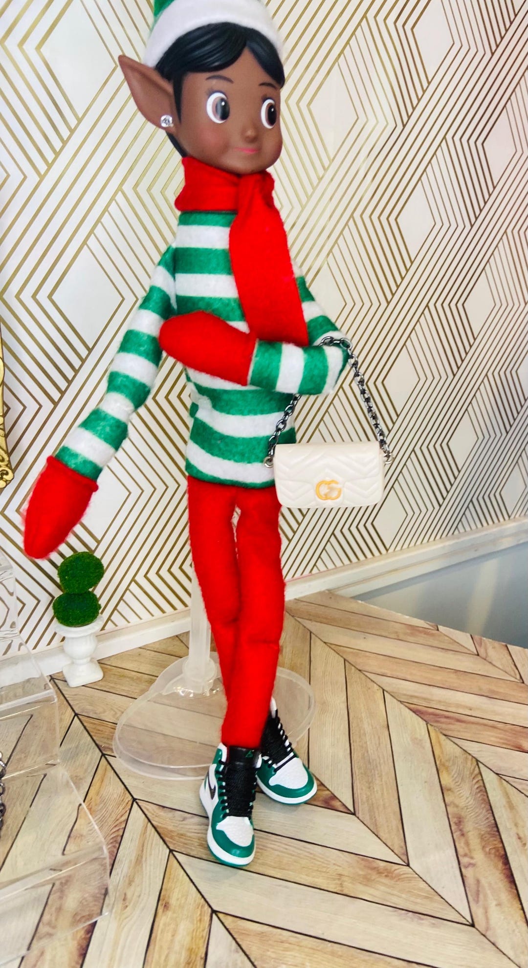 New Elf Mini G Purse| 1:6 Scale Miniature Doll Elf Handbag Doll Purse ...