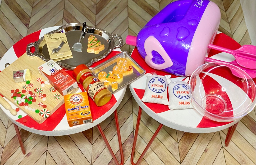 Elf DELUXE Baking Kit1:6 Scale Baking Kit Miniature Baking Elf Props ...