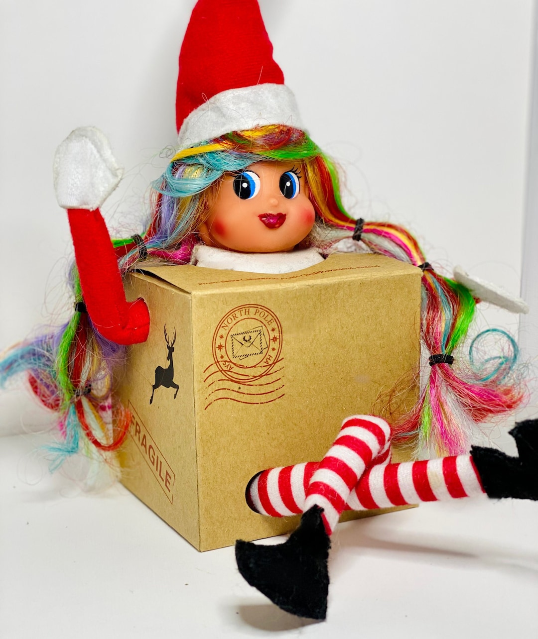 Elf Delivery Box Elf Props Elf Mail Elf Kit - Etsy