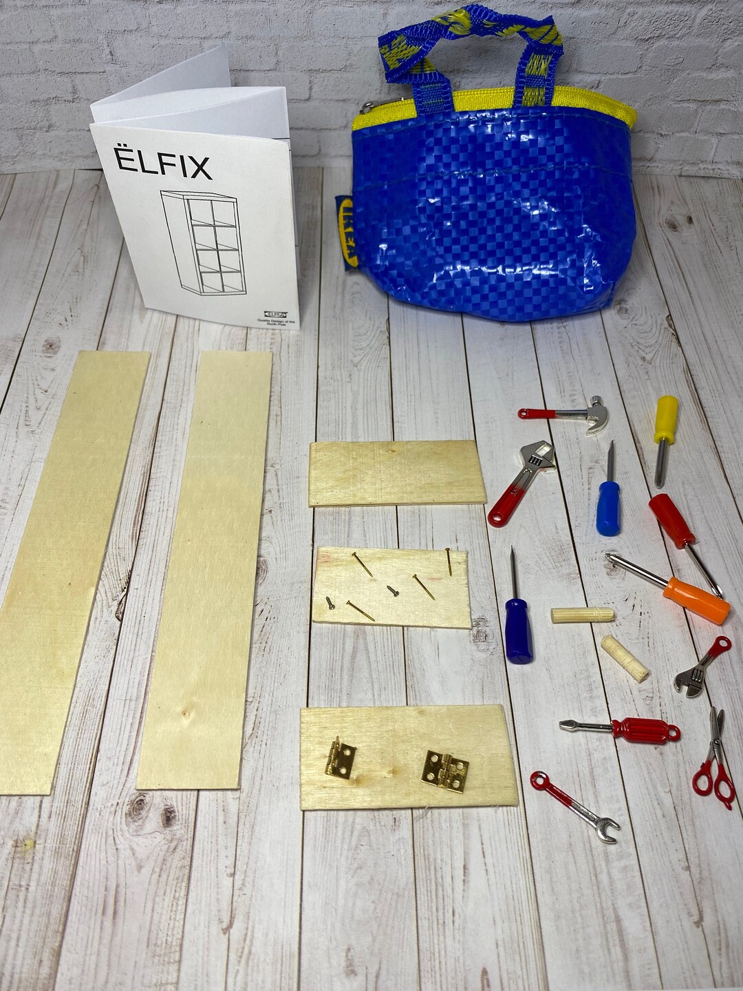 Miniature Elf IKEA Building Set With Manual Elf Furniture Miniature ...