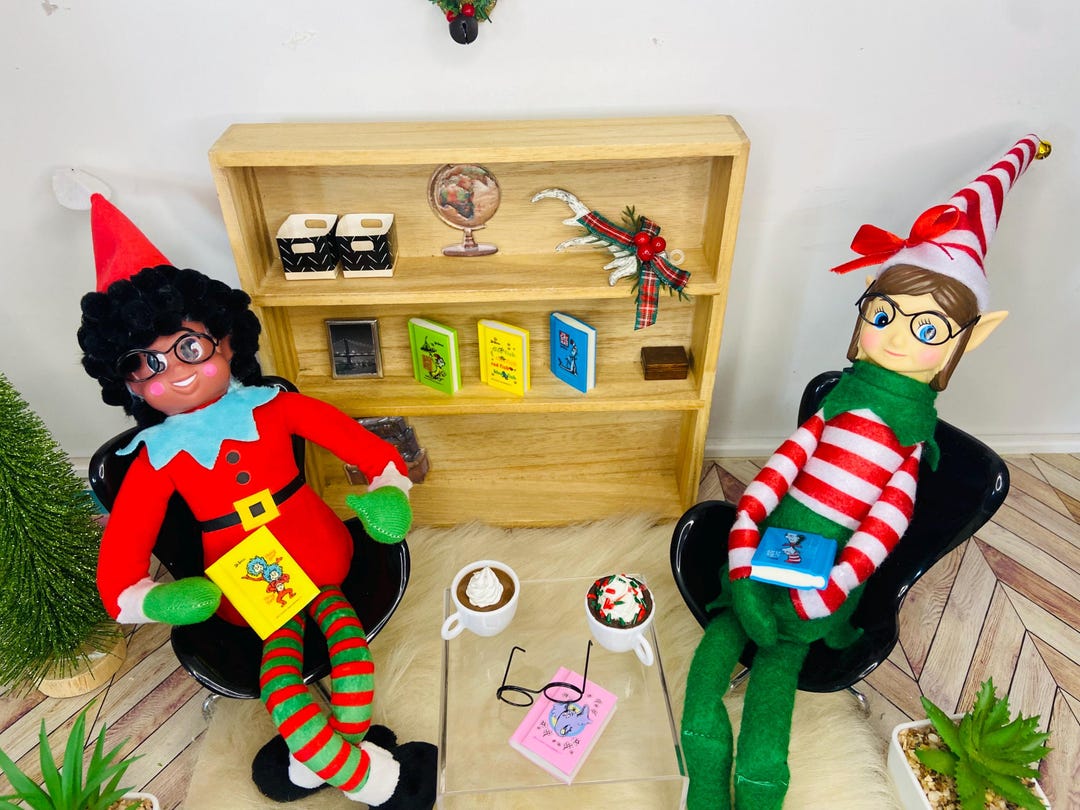 Mini Elf Books Dr. Seuss Books and Glasses for Elf Props Elf ...