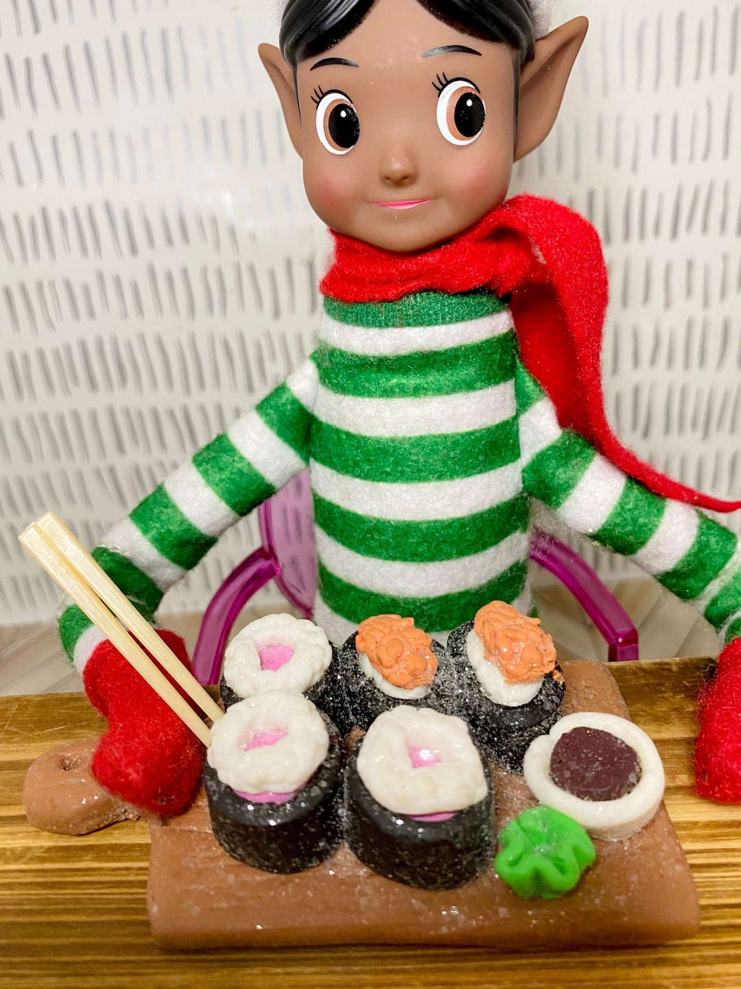 Elf Sushi Miniature Sushi Platter Elf Food Elf Props Elf Kit Elf ...
