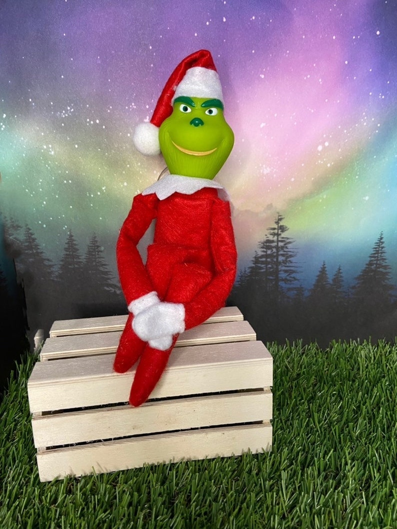 Elf Green Monster Doll 12 Inch Christmas Doll| Mean One Green Elf Doll ...