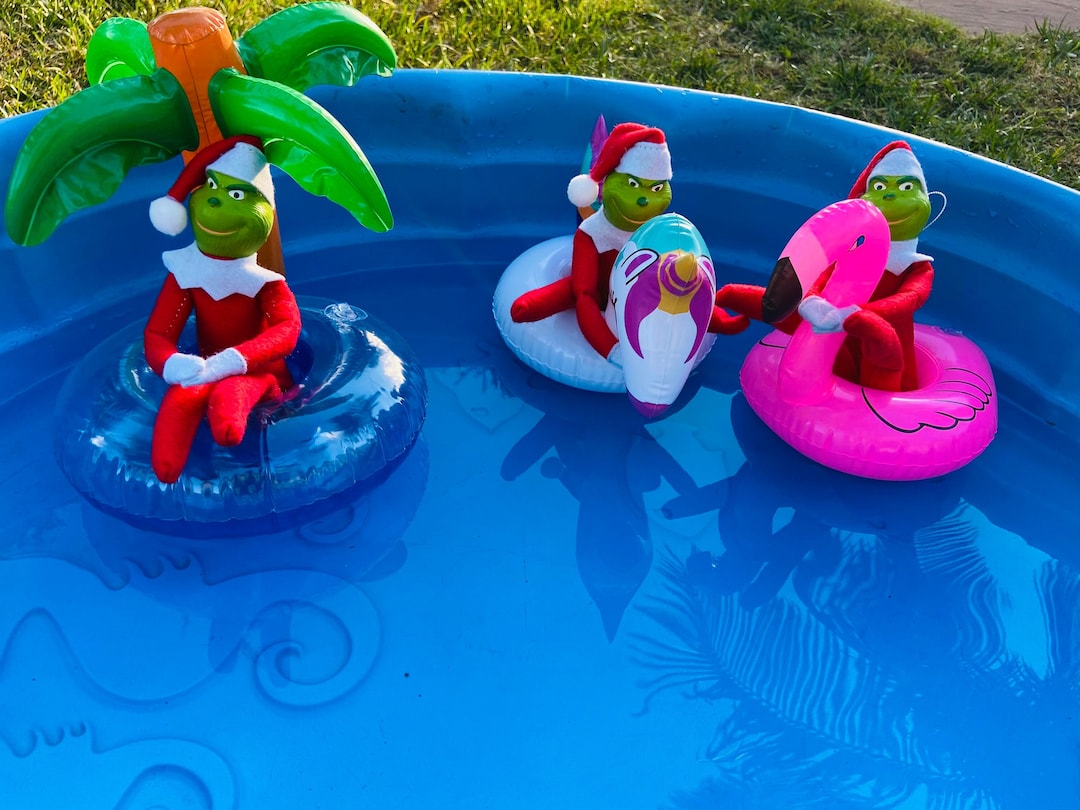 Mini Pool Float for Elf Unicorn Palm Tree Flamingo and Rainbow Elf ...