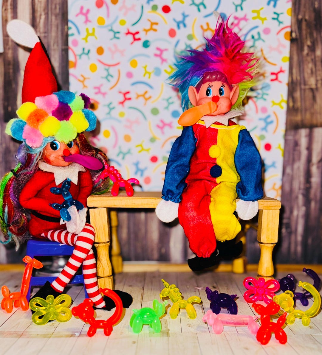Mini Balloon Animal Kit for Elf| 1:6 Scale Balloon Animals| Elf Kit ...