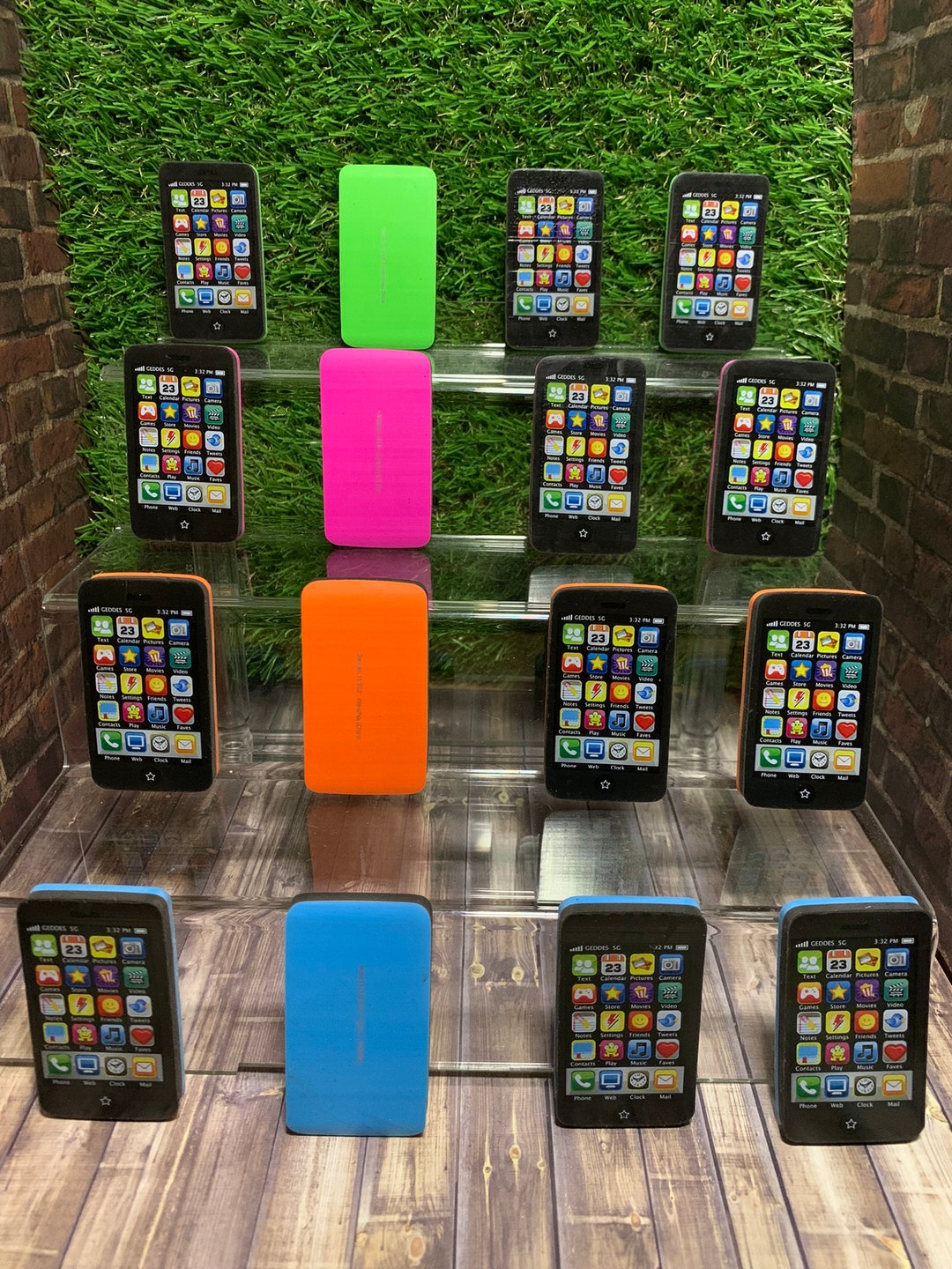 Elf Cell Phone| Mini Eraser Cell Phone| Miniature Cell Phone in Pink ...