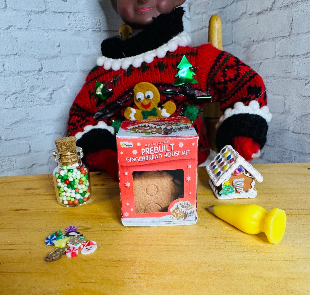 Elf Gingerbread Kit| Elf Baking| Mini Gingerbread House Making Kit for ...