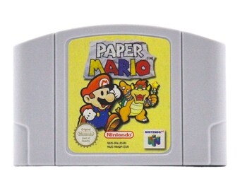 Nintendo 64 N64 / Paper Mario / Box & Case - Etsy