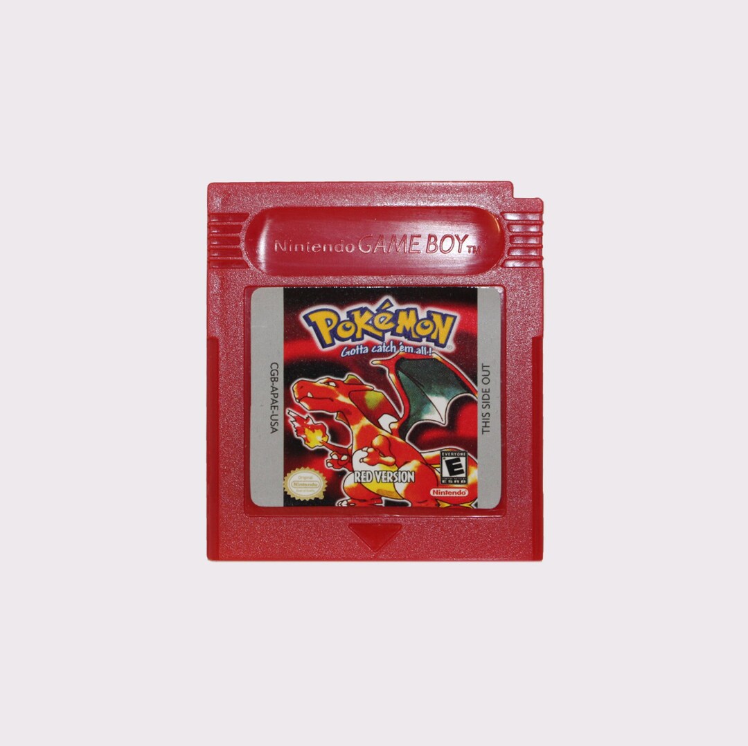 Pokemon Red Nintendo Game Boy Game - Etsy
