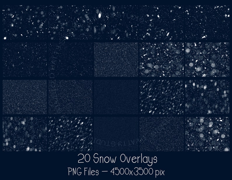 20 Snow Photography Overlay Realistic Winter Snow Overlay Christmas ...