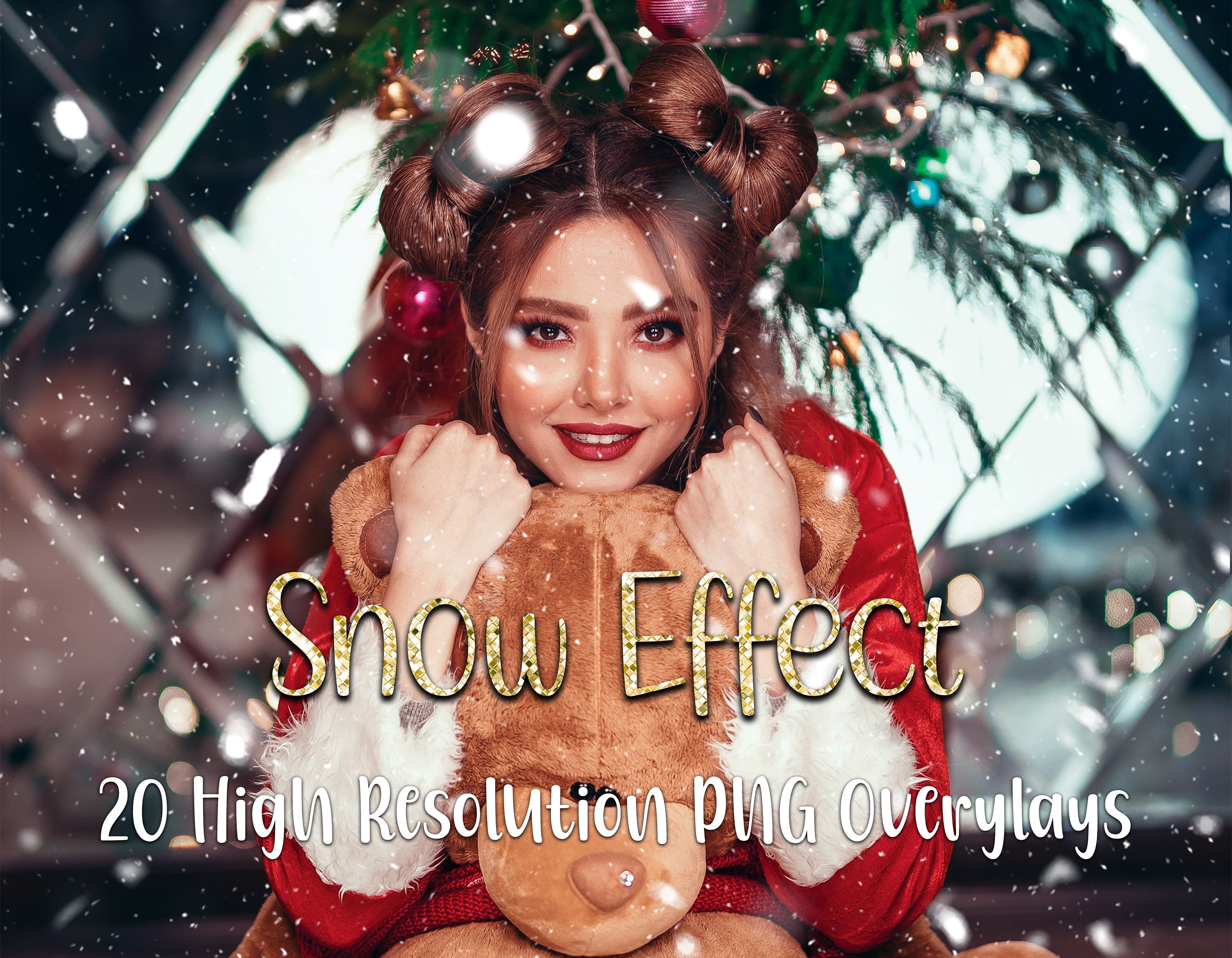 20 Snow Photography Overlay Realistic Winter Snow Overlay Christmas ...