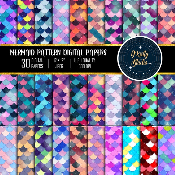Mermaid Paper - Etsy