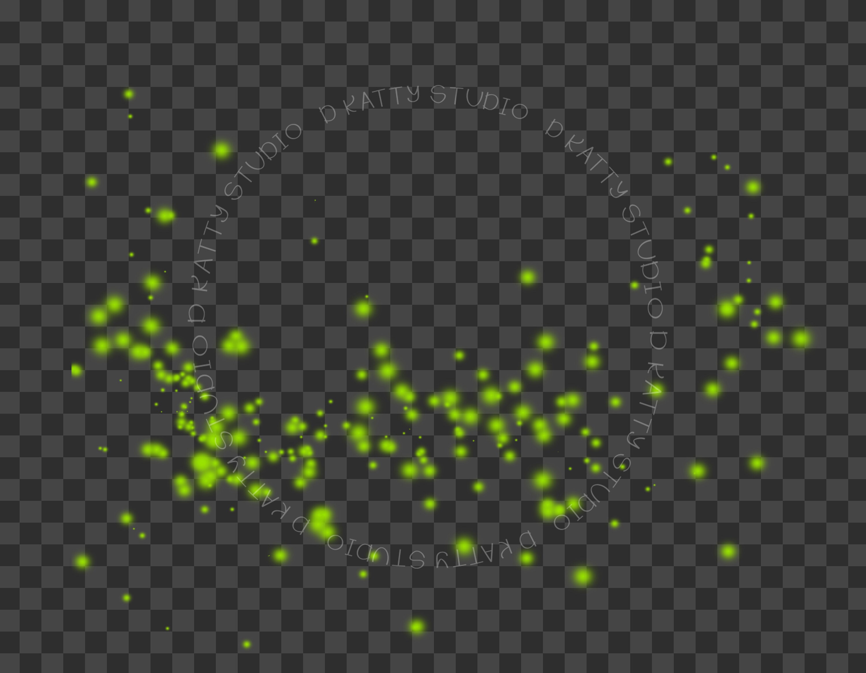 30 Firefly Overlays Yellow & Green Firefly Effect Photoshop - Etsy