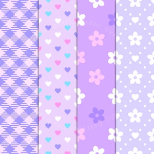 Pastel Colors Digital Paper Pack, 30 Cute Pastels for Baby Shower ...