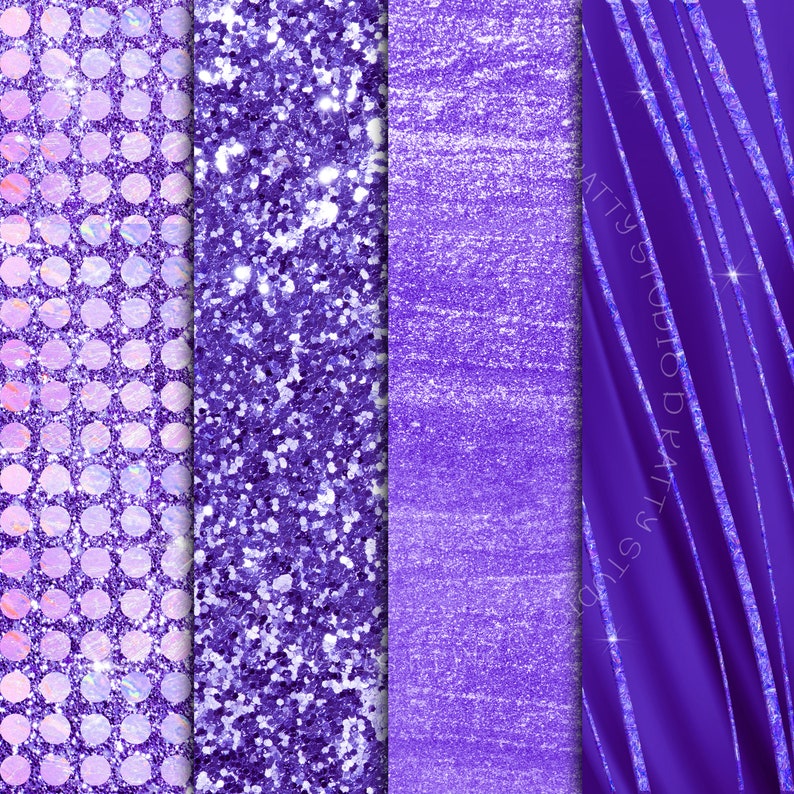 Shades of Purple Luxury Digital Paper, Abstract Texture Scrapbook Paper ...