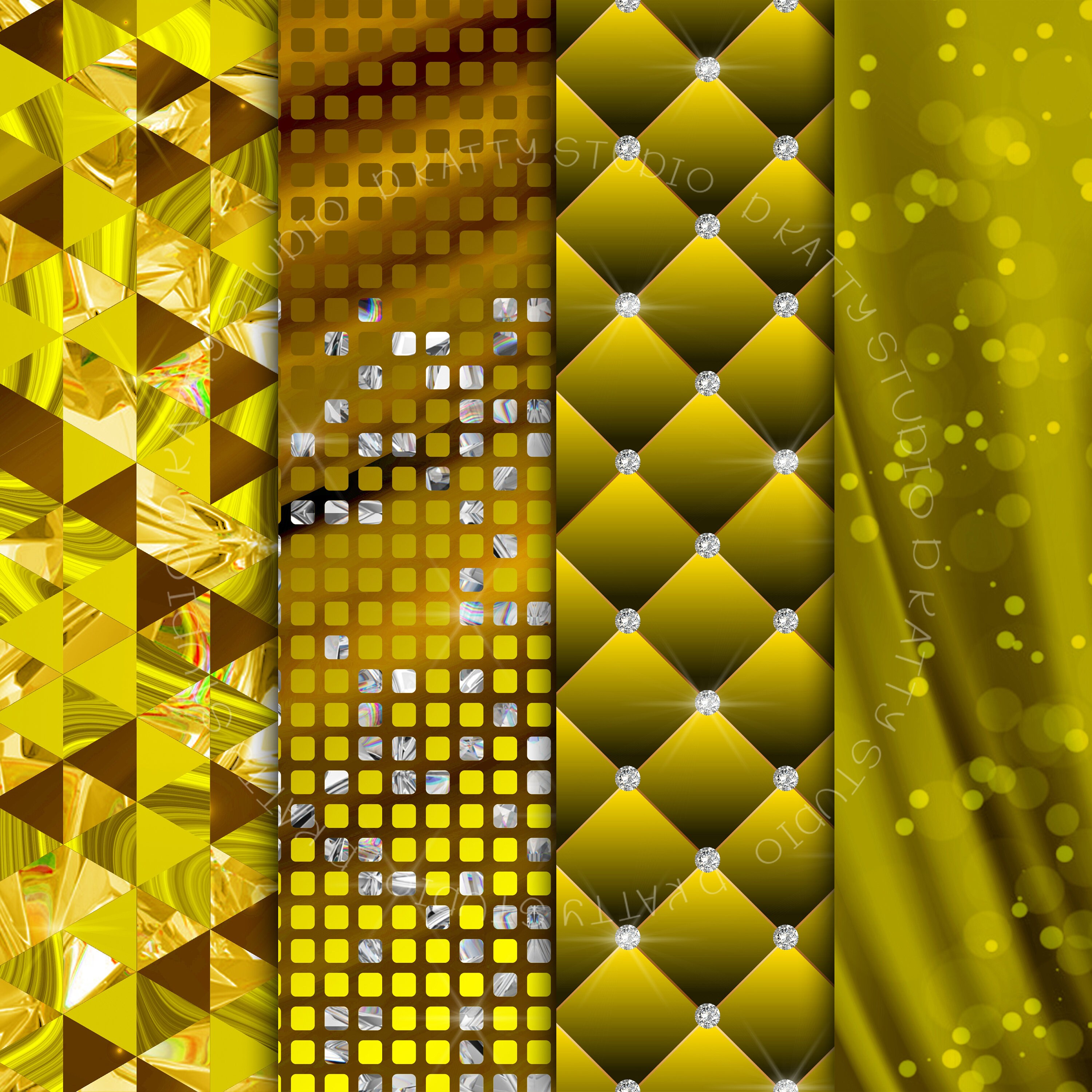 Shades of Yellow Luxury Digital Paper Abstract Texture - Etsy