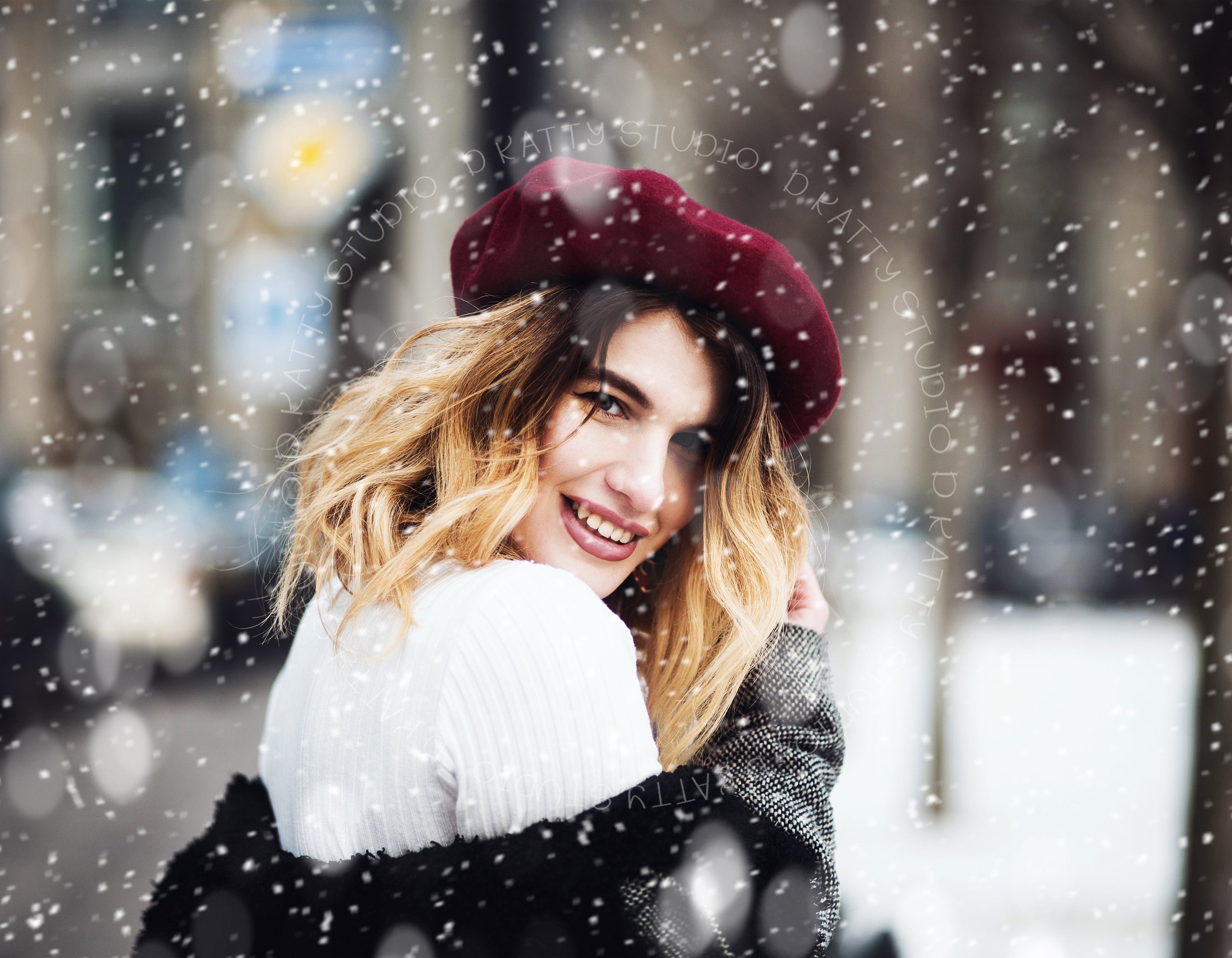 20 Snow Photography Overlay Realistic Winter Snow Overlay Christmas ...