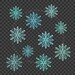 Snowflakes Clipart Bundle Christmas Winter Clipart PNG - Etsy