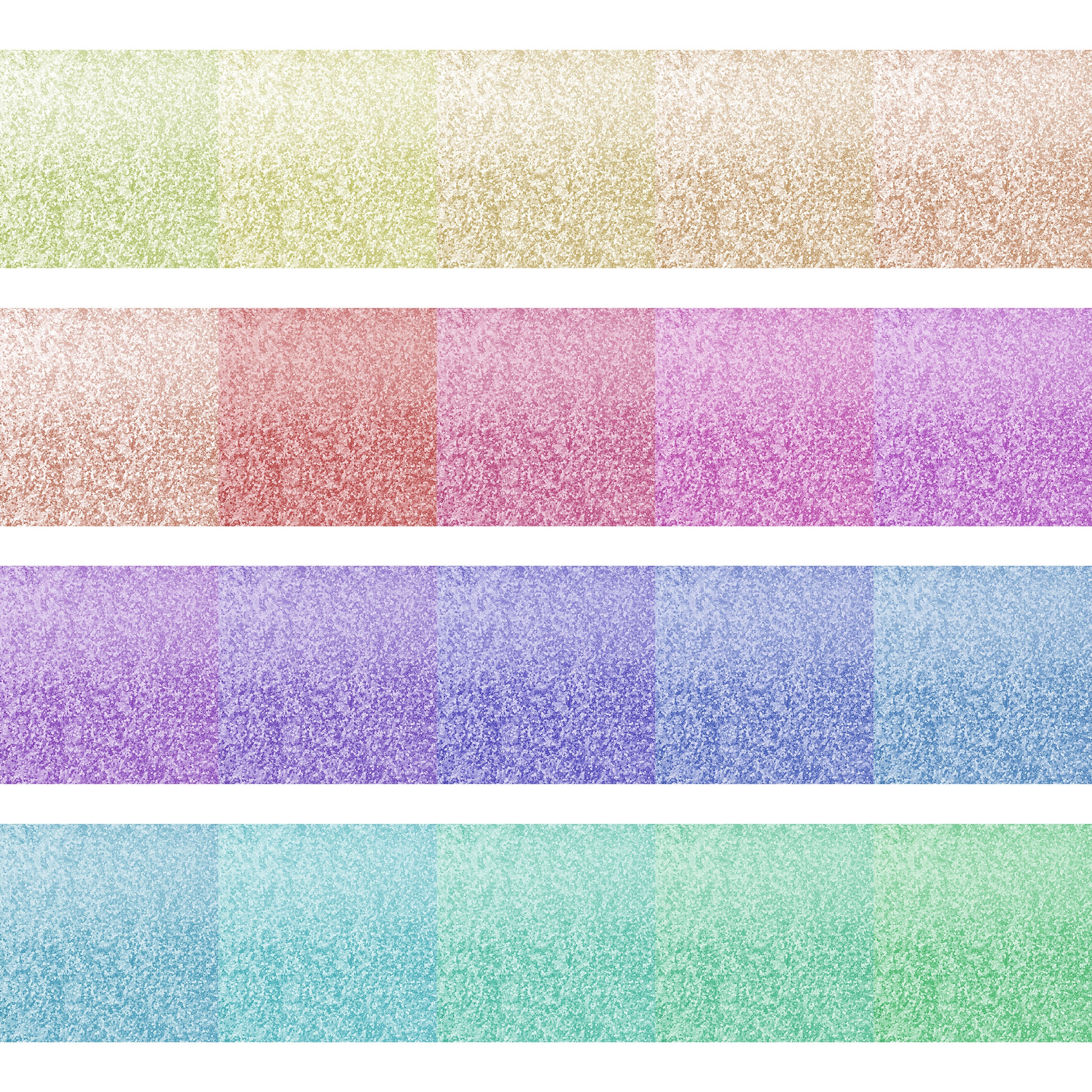 80 Pastel Glitter Digital Paper Glittery Scrapbook Paper Pack Ombre ...