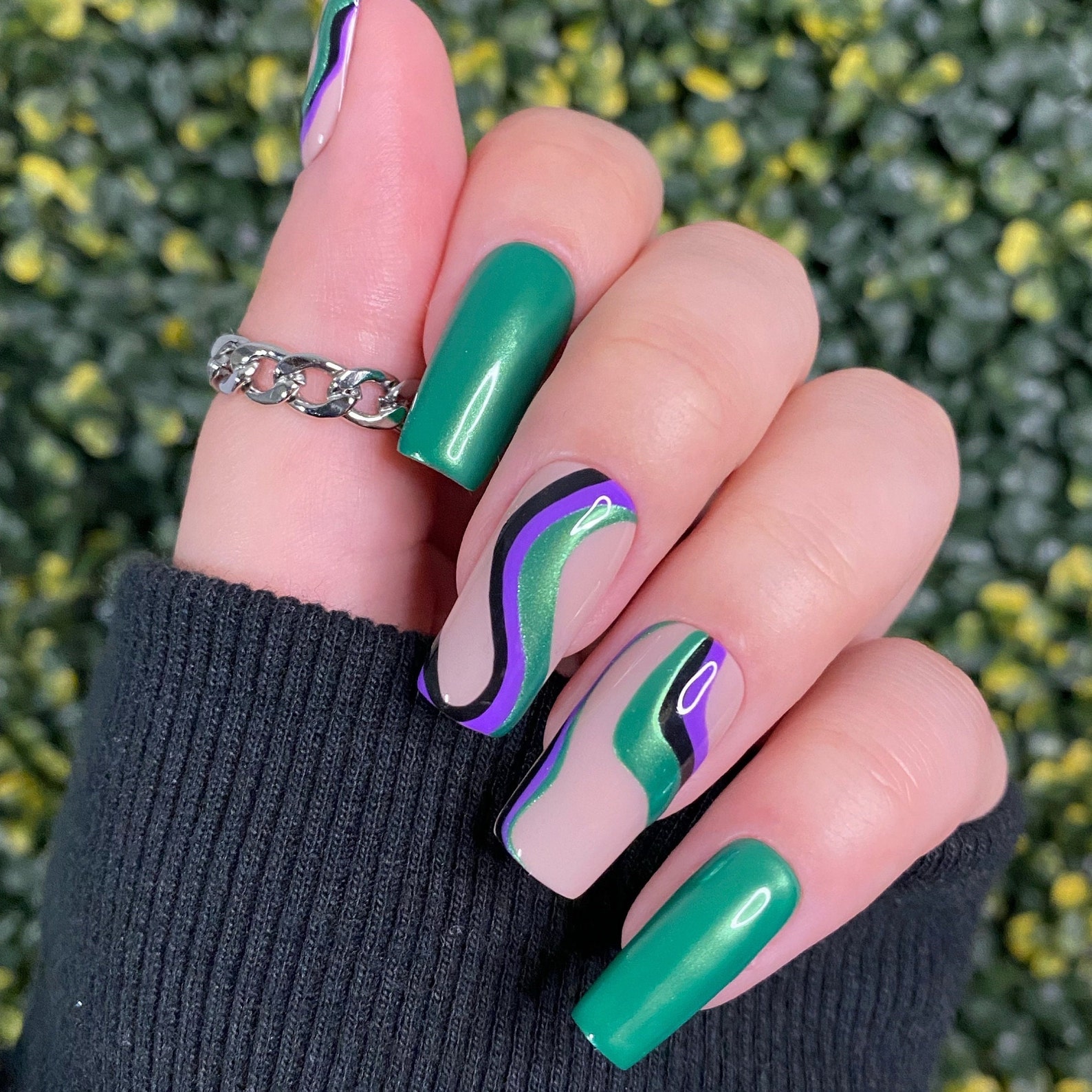 Custom Luxury Press on Nails Custom Nails Nail Art Hand - Etsy