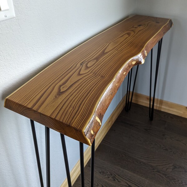 Live Edge Console - Etsy